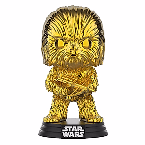 Funko Pop! Star Wars: Chewbacca Gold Chrome Galactic Convention