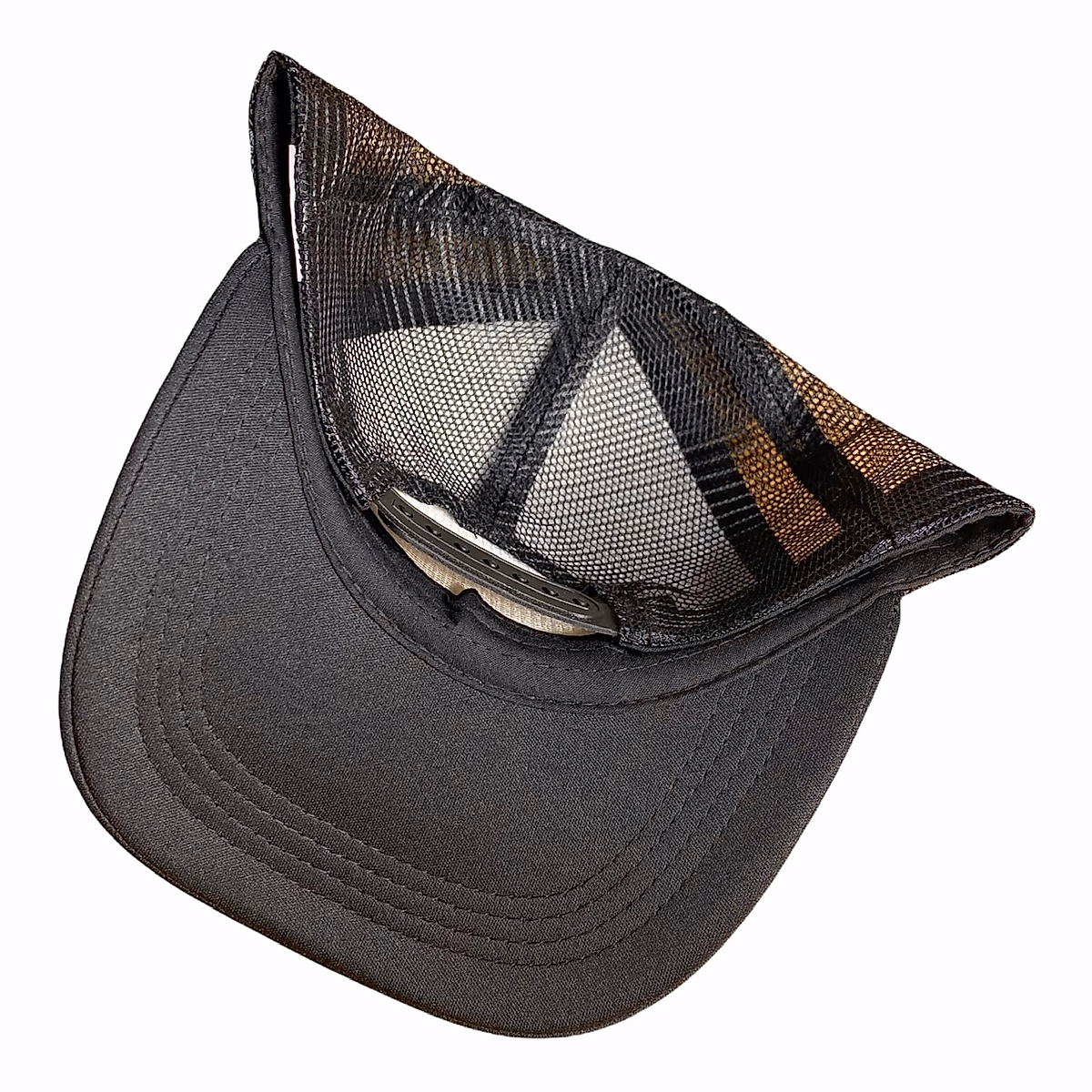 I'm Not A Gynecologist But I'll Take A Look Snapback Trucker Hat for Men or Women, Vintage Fit with Funny Novelty Graphic, Custom Mesh Cap Black