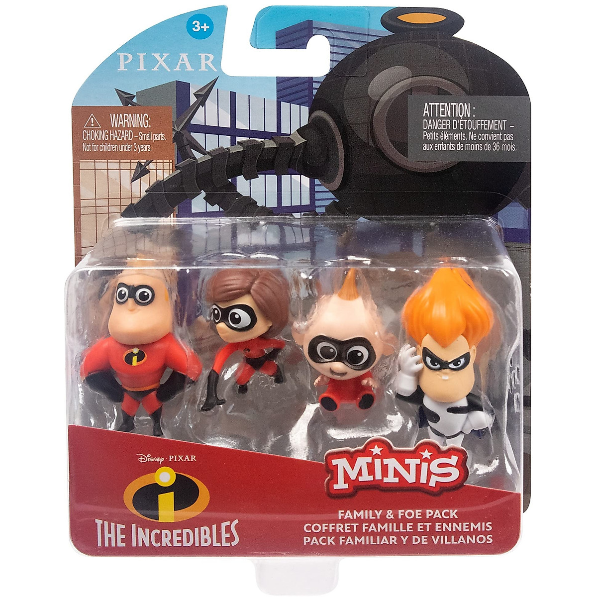 Disney Pixar The Incredibles Family & Foe Pack