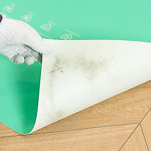 Spriteshield 39" x 100' Heavy-Duty Temporary Floor Protection for Construction & Renovation, Green, Surface Protection Film for Hardwood Floors, Tile&Hard Paint Protection. (S-180G 39" x 100')