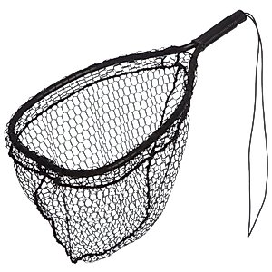 Ed Cumings Inc B-135 Ed Cumings Fish Saver Landing Net (Black, 14-Inch x 11-Inch Bow x 19 1/2-Inch Overall Length x 12-Inch Depth)