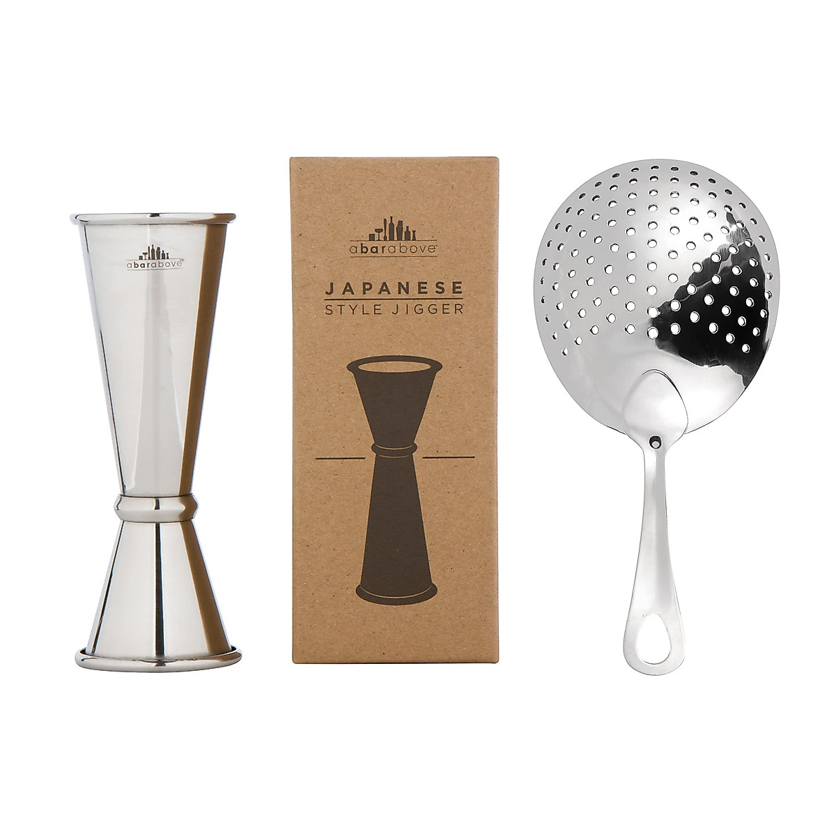 A Bar Above Cocktail kit- Finished Japanese Jigger & Julep Straine