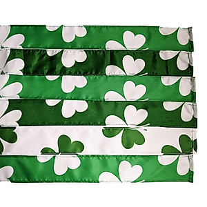 Madrona Brands St. Patricks Day Windsock | Four Leaf Clover Shamrock | Durable Outdoor Hanging Decoration | Yard, Garden, Patio | 60-Inch