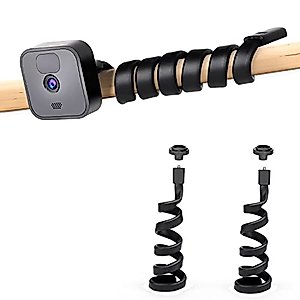 Mippko 2 Pack Flexible Twist Mount for Blink Outdoor (3rd Gen) XT3 / Blink XT /XT2 / Blink Mini / All-New Blink Indoor & Outdoor Cameras,27.5 inch Length Gooseneck Twist Mount for Camera Sturdy, Black