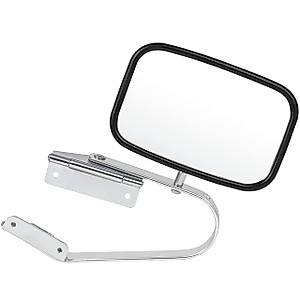 SCITOO Side Mirror fit for 1980-1996 For Ford Bronco 1984-90 For Ford Bronco II 1991-94 For Ford Explorer 1980-84 F100 Truck Replace Mirror Parts Manually Operated Driver or Passenger Side Mirror