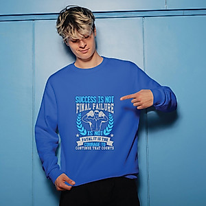 Martial Arts Gift For Courage Perseverance Lovers Navy Black Muticolor Unisex Sweatshirt