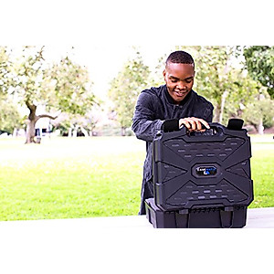 Casematix Projector case Compatible with Select Epson Projectors VS240, VS345, VS340 3LCD, XGA, SVGA - Check Projector Sizing