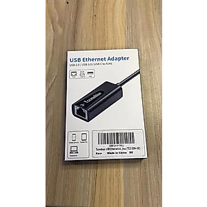 Tccmebius USB Ethernet Adapter, USB 2.0 to 10/100 Ethernet LAN Network Wired Adapter for MacBook, Surface Pro, Notebook PC, Compatible with Windows7/8/10, Mac OS, Android, Chrome OS, Linux (TCC-S20A)