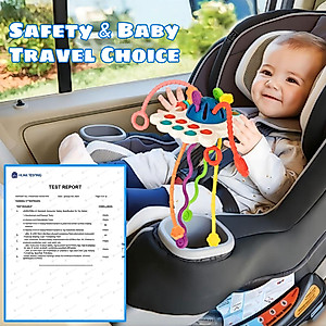 Xouduxpl Baby Toys, Montessori Toy for 6-12 12-18 Months Toddler Babies, Sensory Toy, Motor Skills & Pull String Activity for 1 2 3 4 5 6 Years Old Infant Boy Girl Easter Gifts