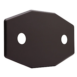Westbrass Two-Hole Remodel Plate, Oil Rubbed Bronze, D504-12