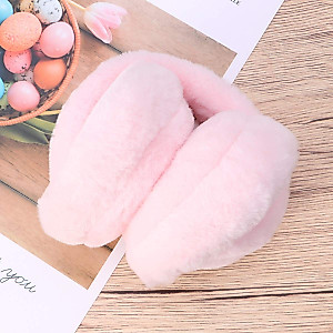 Ciieeo Ear Muffs Womens Winter Earmuffs Ear Warmers for Women Girls Outdoor Ear Covers Headband(Pink)