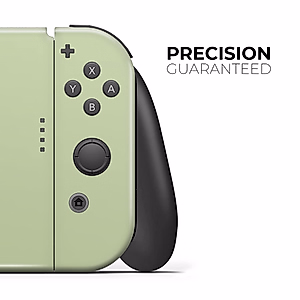 Design Skinz - Compatible with Nintendo Switch Console + Joy-Con - Skin Decal Protective Scratch-Resistant Removable Vinyl Wrap Cover - Baby Green Pastel Color