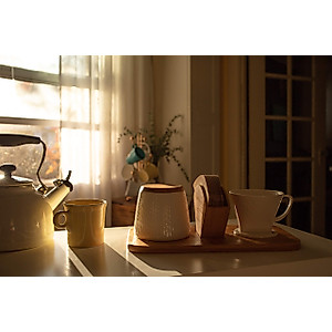 Melitta Artisan Porcelain Pour-Over Coffeemaker and Canister Set, White