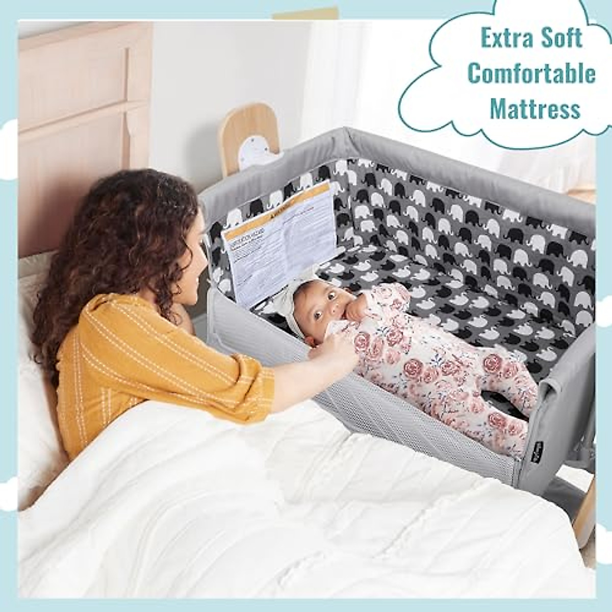 Dream On Me Horton Bassinet and Bedside Sleeper