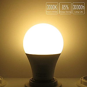E26 LED Light Bulbs Warm White 3000K Low Voltage 12V 7W Standard Edison Base 60w Halogen Bulb Equivalent, Pack of 2
