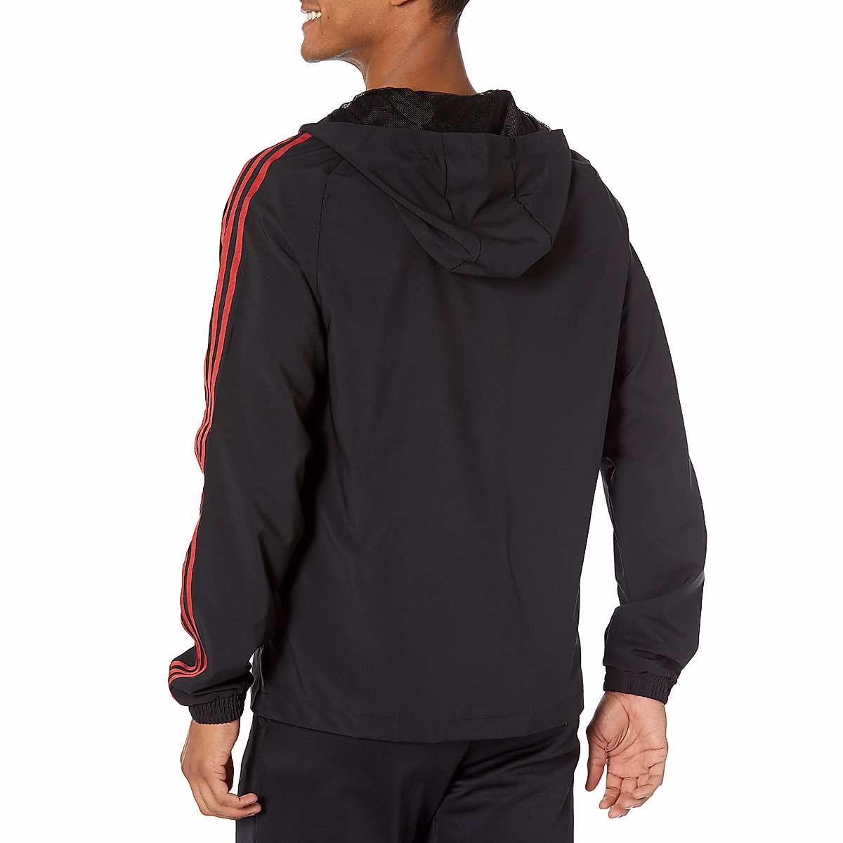 adidas Men's Standard Official Emblem Woven Jacket, Black, X-Large