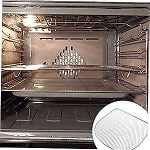 Anneome Pizza Oven 1pc Electric Oven Air Frying Net Air Fryer Toaster Oven Non Stick Net Baking Tray Oven Net Tray Silver Stainless Steel Baking Mat Metal Food Dehydrator
