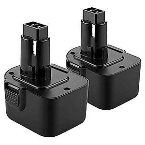 3.6Ah Replacement Battery Compatible with Dewalt 12V Battery DC9071 DW9072 DW9071 DE9037 DE9071 DE9072 DE9074 DE9075 Cordless Tools 2Pack