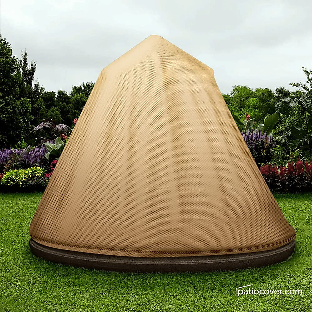 Patio Water Fountain Outdoor – Large Outdoor Fountain Cover - Heavy Duty Furniture 30x30x48 Inches Waterfall Fountain Cover