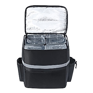 TREXD 35L Extra Large Thermal Food Bag Cooler Refrigerator Takeaway Box Fresh Keeping Delivery Backpack Insulated Cool