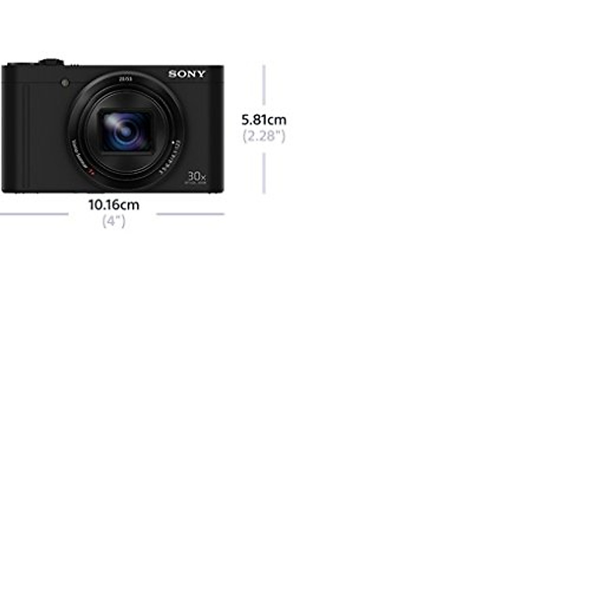 Sony DSCWX500/B Digital Camera with 3-Inch LCD (Black)
