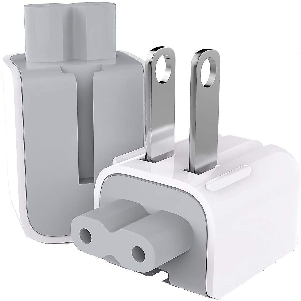 Mac AC Wall Adapter Plug Duckhead US Wall Charger AC Cord US Standard Duck Head for MacBook Mac iBook/iPhone/iPod AC Power Adapter Brick (2 PCs)