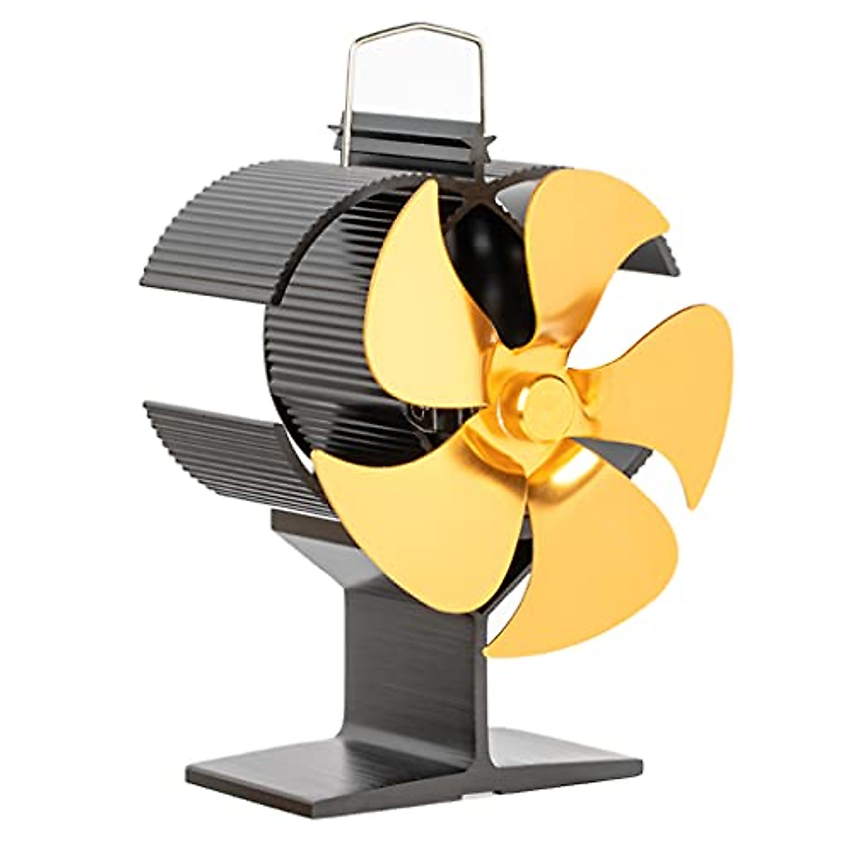 Practical Wood Log Stove Fan Quiet With 5 Heat Powered Fan Efficient Winter Warmer Circulating Warm Air Heat Powered Stove Fan For Wood Burning Stove