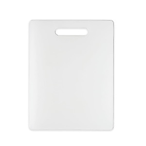 Dexas NSF Polysafe Cutting Board with Handle, 8.5 by 11 inches, White