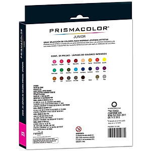 Prismacolor Colored Pencils Set, Assorted Colors, Pack of 24, Junior 4.0mm…