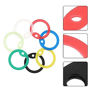 POPETPOP Military Dog Tag Silencers- Silicone Round Rubbers Dog Tag Silencer Slicone Rubber Silencers for Military Dog Tag 14pcs, 4x4cm