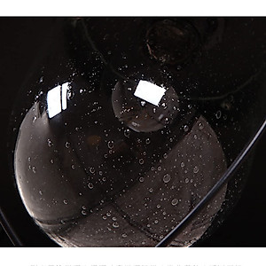 SDUYTEG 1 Light Outdoor Wall Lantern Clear Glass Matte Black Porch Lights Rustic Lantern Wall Sconce Outdoor for Outside Deck Garage Yard Front Door Garden Home