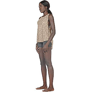 icyzone Workout Tank Top for Women - Tie Back Activewear Exercise Athletic Yoga Tops Running Gym Shirts(Pack of 2) (S, Black/Latte)