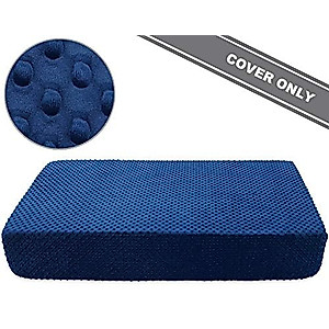 BlueSnail Waterproof Quilted Pack N Play Mattress Cover - Fits All Baby Portable Mini Cribs, Play Yards and Foldable Mattresses (White)