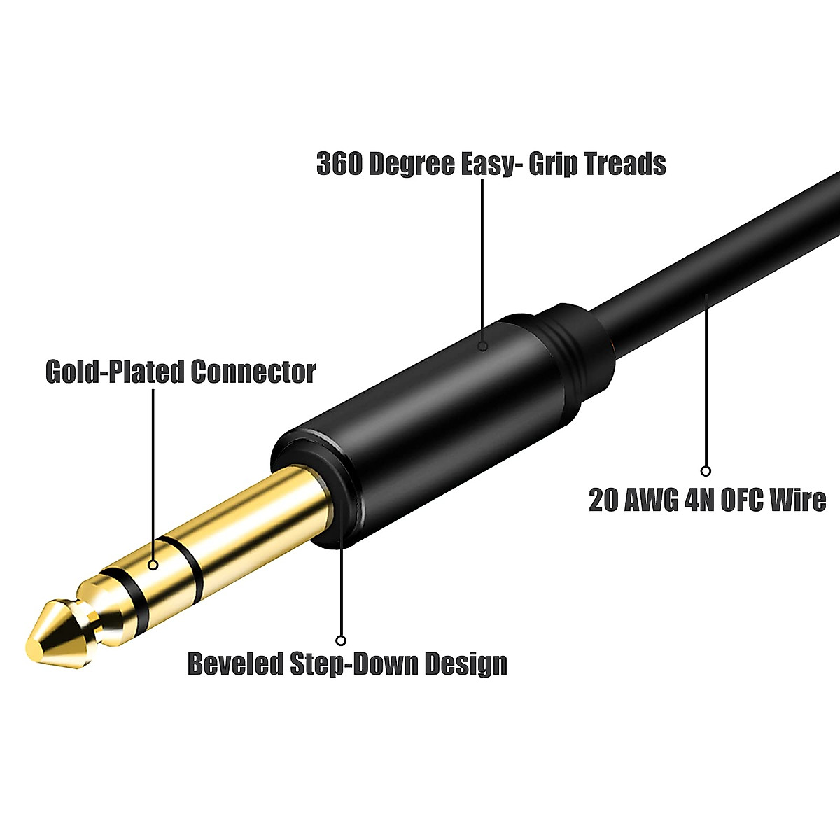belipro 1/4 Inch TRS to XLR Cable 10Ft 2pack, 6.35mm Male to XLR 3 pin Male Balanced Cable,for Microphone, Audio Mixer, Speaker, Studio and More