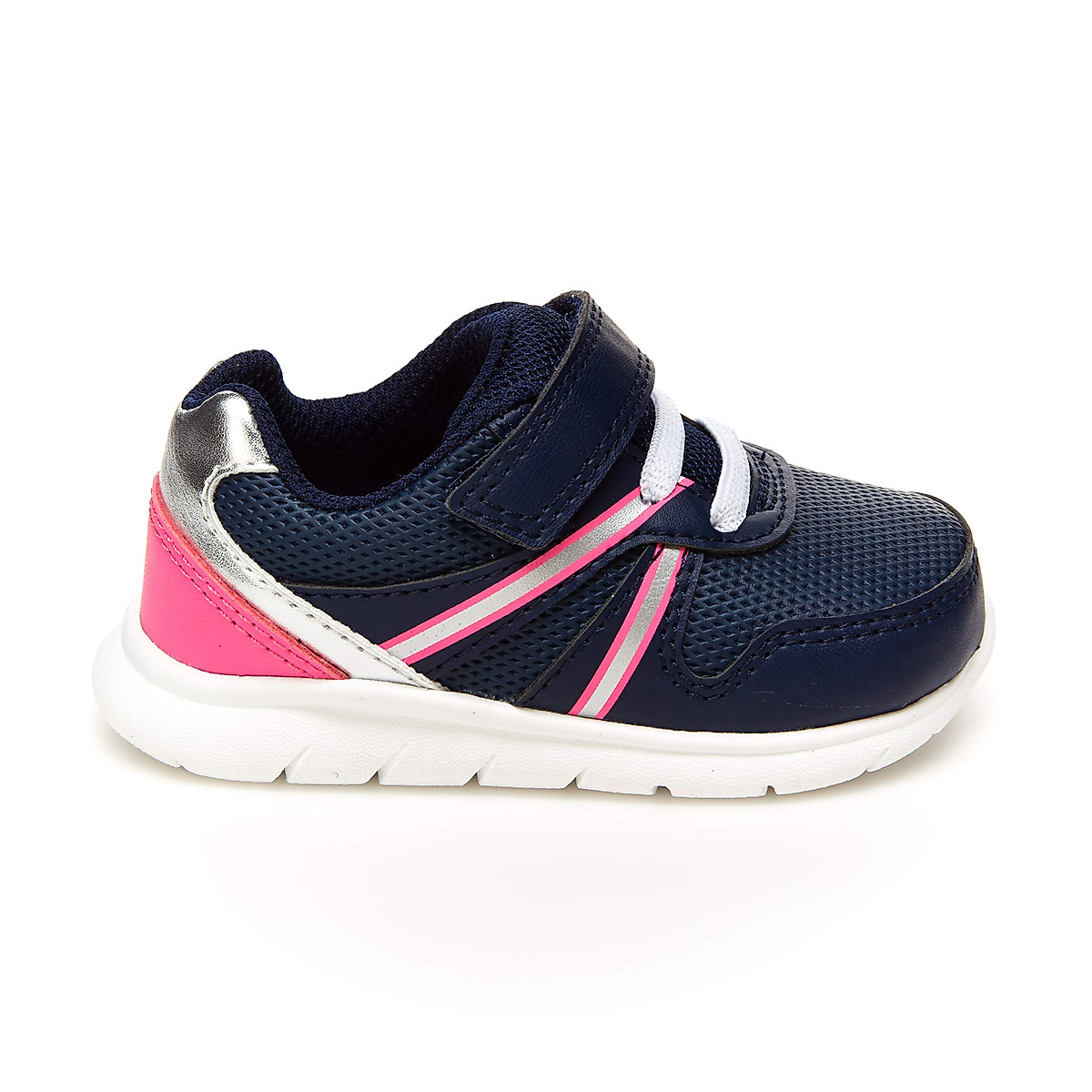 Simple Joys by Carter's Baby Girls Nicky Athletic Sneaker, Navy, 4 Infant