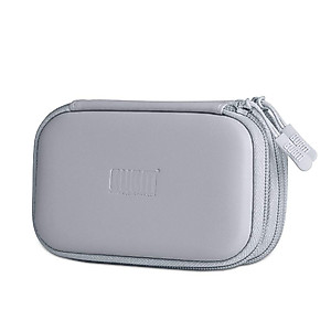 Hallart USB Flash Drive Case, Portable Waterproof Electronic Accessories Bag for USB Flash Drives, SD Cards,Earphone and Other Small Accessories 6.30 x 3.54 x 1.77 Inch,Gray