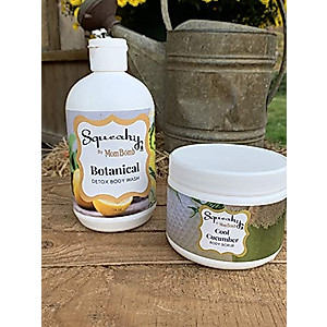 Squeaky by Mom Bomb Botanical Detox Body Wash- Therapeutic rosemary oil helps rids the body of fatigue and tension Body Wash provides you with the excellent moisture your body needs. (6005)