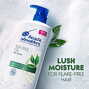 Head & Shoulders Tea Tree Anti-Dandruff Shampoo, 32.1 Fl Oz Each, Twin Pack