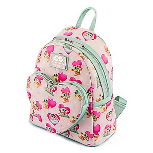 Loungefly Star Wars Mandalorian Grogu Valentines Backpack Star Wars One Size
