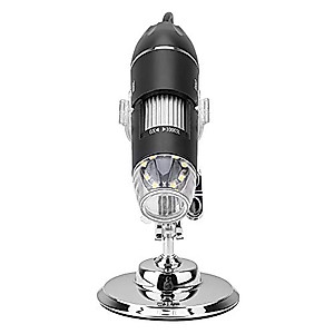 USB Microscope, 50X-500X 0.3MP LED Microscope USB Magnifier for Computer with Holder for Industrial PCB Checking,Jewelry Appraisal,Detecting, etc