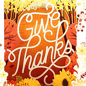 Hallmark Paper Wonder Displayable Pop Up Thanksgiving Card (Give Thanks)