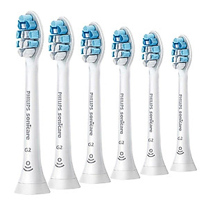 Philips Sonicare HX9033/65 (6-Pack) G2 Optimal Gum Care Replacement Brush Heads - (6 Pack)