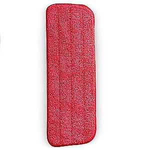 Forever one Washable Microfiber Mop Pads - Microfiber Replacement Mop Pads Heads 16.53 x 5.4Inches for Cleaning of Wet or Dry Floors - Professional HomeOffice Cleaning Supplies, Red