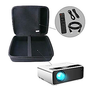 waiyu Hard Carrying Case for QKK Mini Projector 5500/CiBest Projector4500 lux LED Portable Home Theater Projector