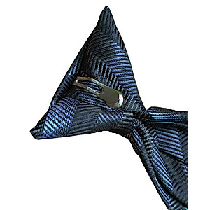 Simpowe Men's Clip On Tie 2.75 Inches (2.75", Grey)