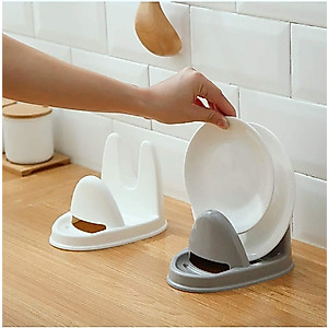 HEEYO, Saucepan Lid Holder, Pot Lid Rack Cutting Board Storage Rack Soup Spoon Rack