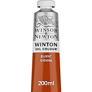 Winsor & Newton Winton Oil Color, 200ml (6.75-oz) Tube, Burnt Sienna