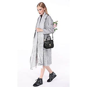 PIJUSHI Leather Crossbody Bags for Women Designer Crocodile Purse Satchel Handbag (99806 Black)…