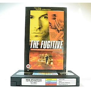 The Fugitive: The Chase Continues - Thriller - Large Box - Ex-Rental - Pal VHS