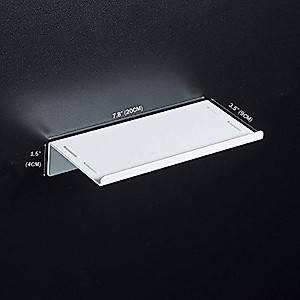 Wellsum Wall Mount Carbon Steel Phone Holder Phone Shelf Anti-Slip Style for Bathroom